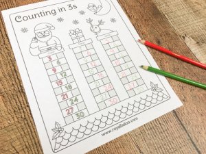 Christmas Skip Counting → Royal Baloo