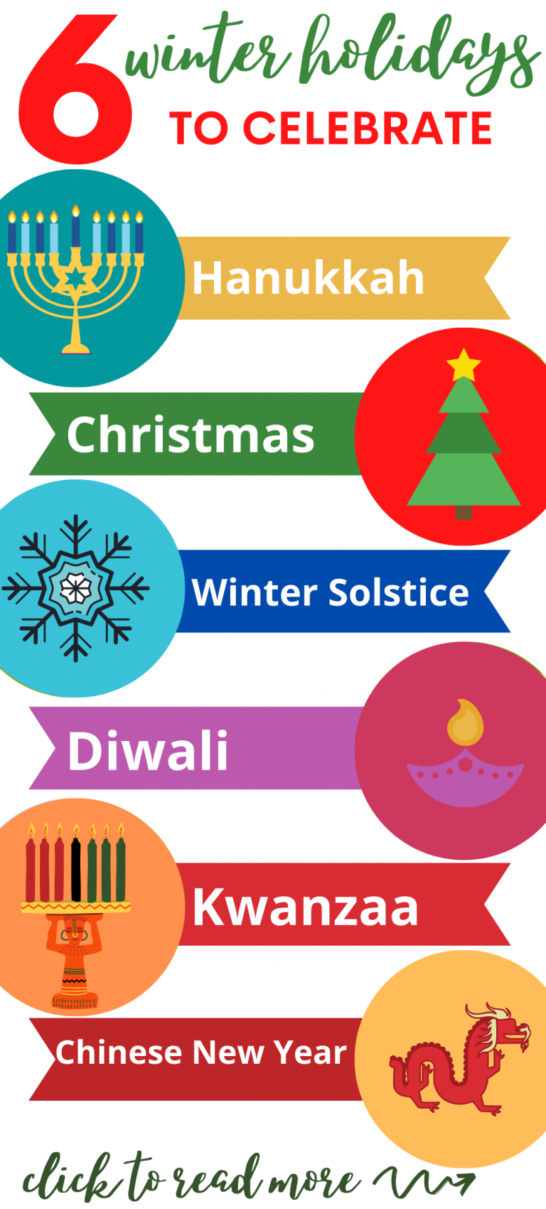 How to Teach Your Kids About Common Winter Holidays → Royal Baloo