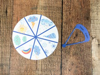 DIY Printable Weather Wheel → Royal Baloo