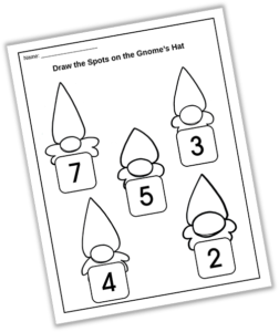 Christmas Gnome Preschool Pack → Royal Baloo
